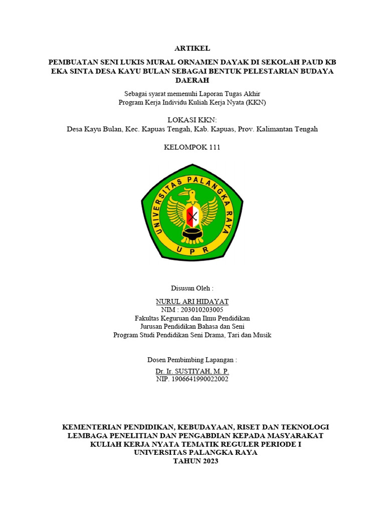 ARTIKEL PROKER KKN | PDF