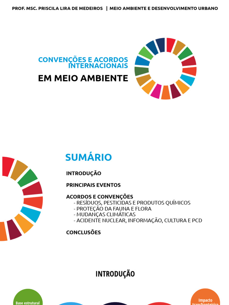 Aula Tratados e Acordos Internacionais em Meio Ambiente | PDF ...