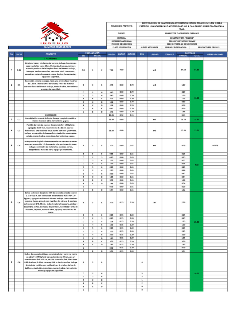Formato De Numeros Generadores De Acero