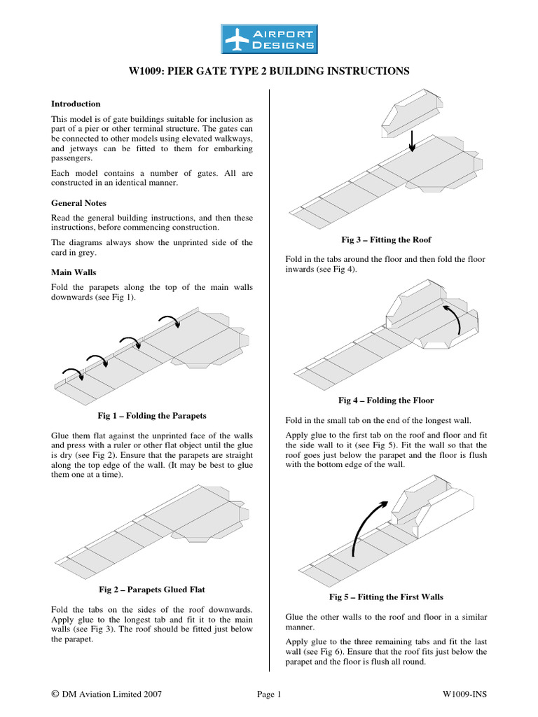 W1009: Pier Gate Type 2 Building Instructions | PDF