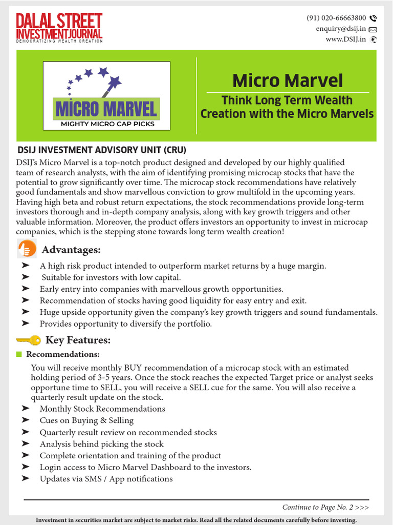 ProductNote Micro Marvel | PDF | Investing | Securities (Finance)
