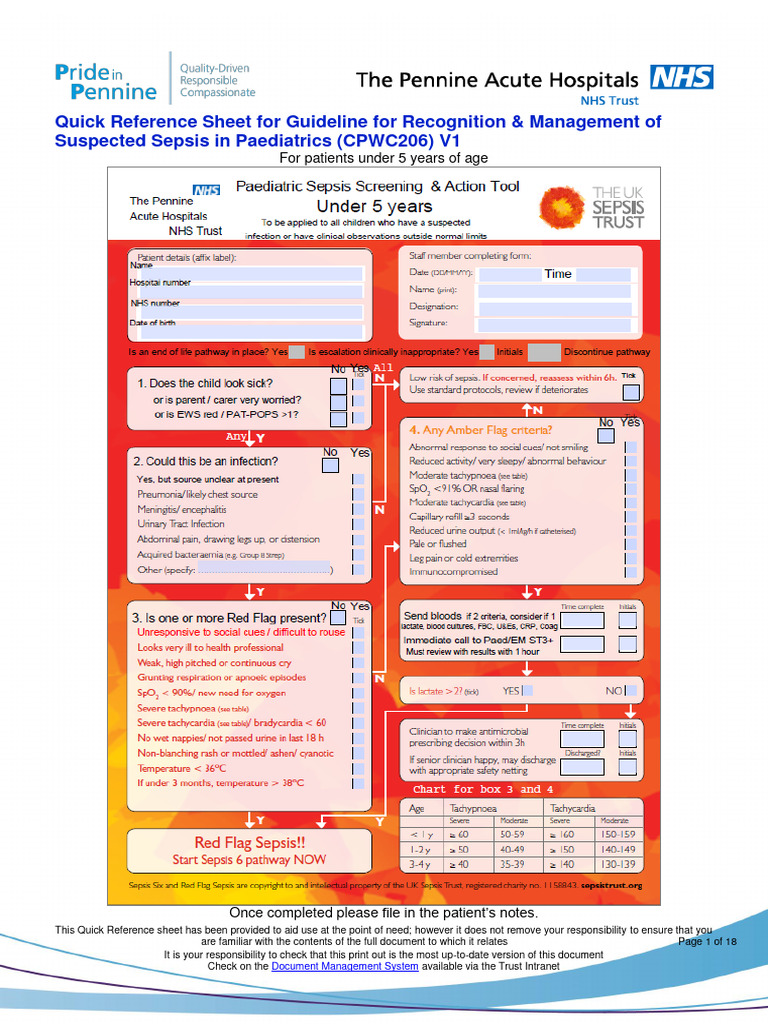 Paediatric Sepsis | PDF | Sepsis | Health Care
