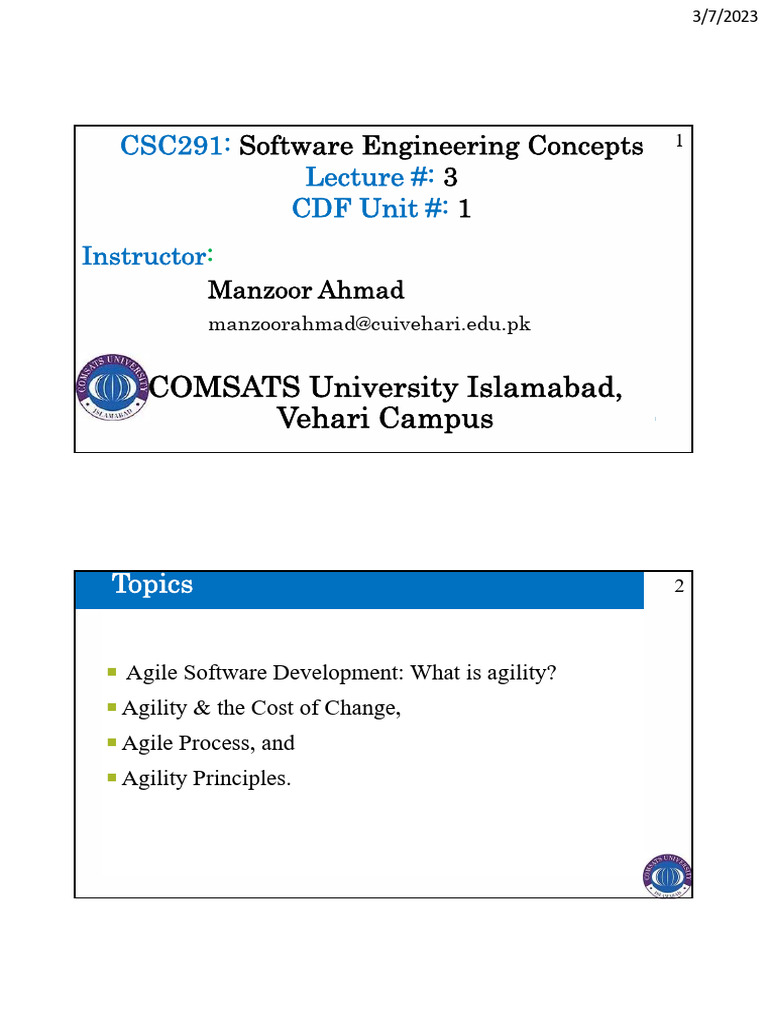 3-Agile Software Development | PDF | Agile Software Development | Software Development Process