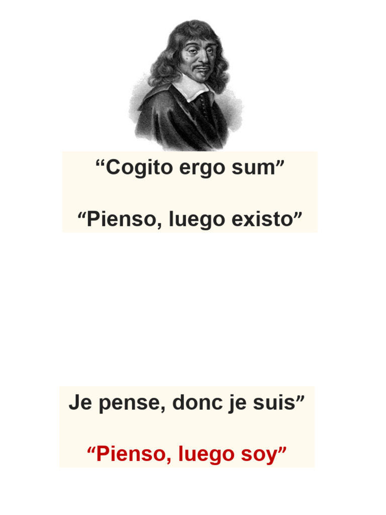 Powerpoint Pienso Luego Existo | PDF