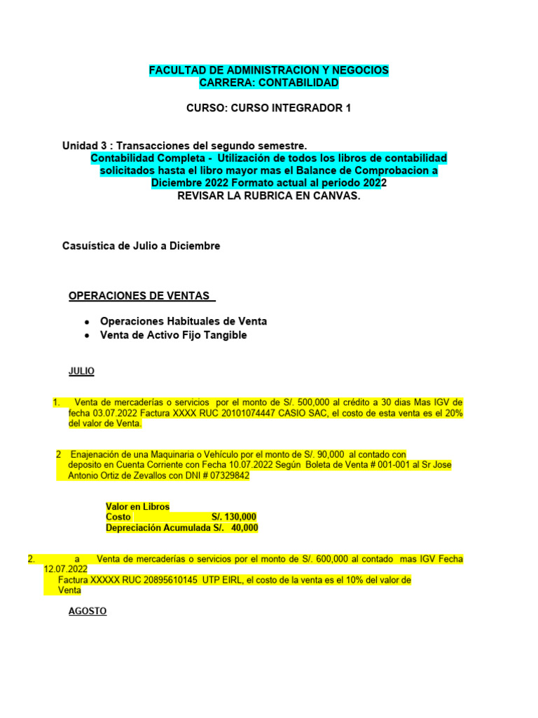 Casuist Sago 22 2do. Semestre - Unidad 3 | PDF