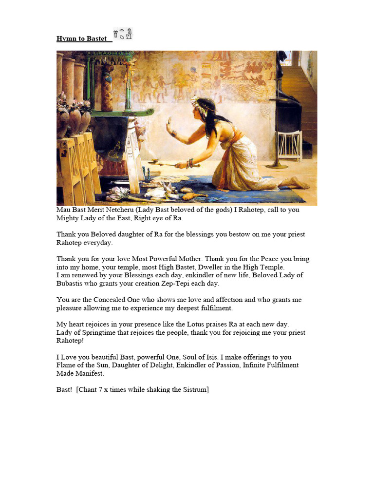 Dokumen - Tips Hymn To Bastet | PDF
