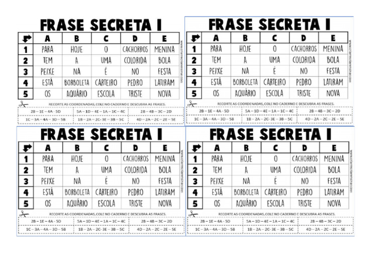 Frases Secretas | PDF