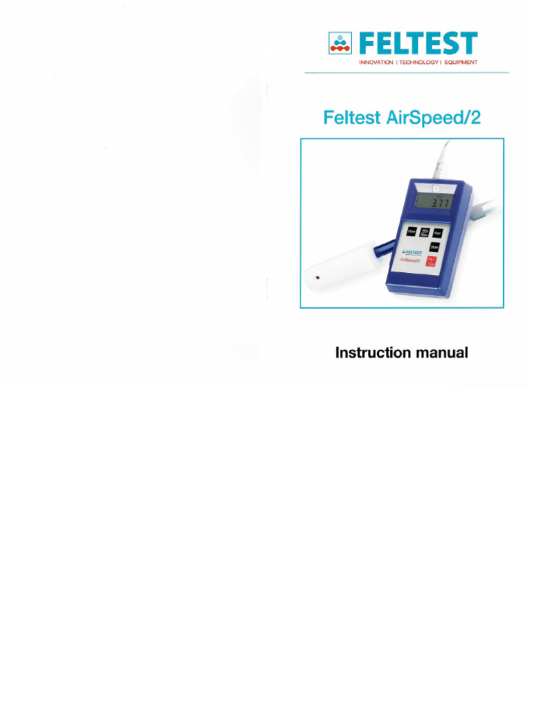 Feltest AirSpeed2 | PDF