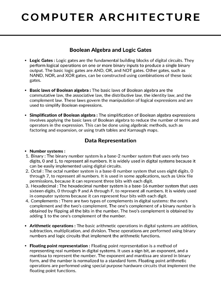 Computer Architecture | PDF