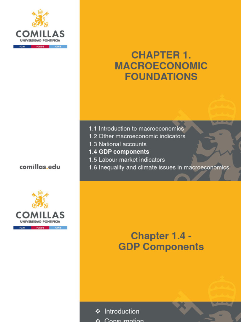 Chapter 1.4 - GDP Components | PDF | Consumption (Economics) | Gross ...