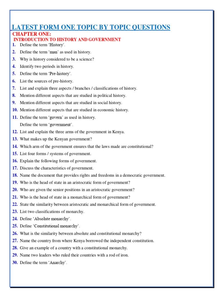 H.F1 Hist Topical (1) - 1 | PDF | Homo | East Africa