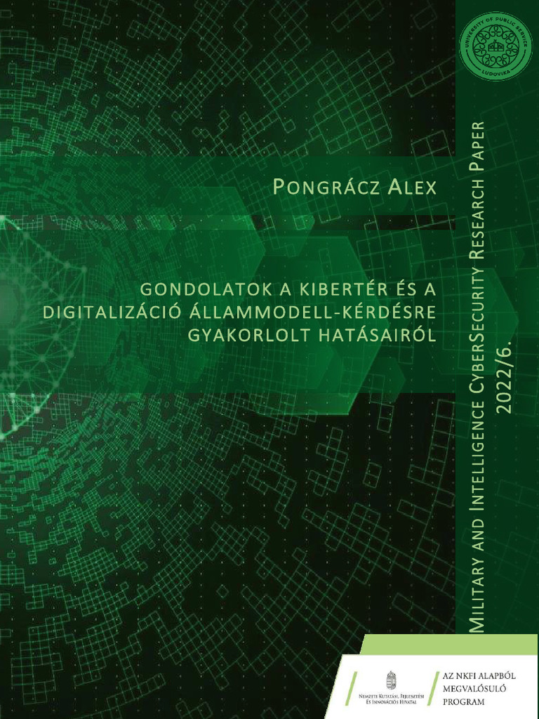 Gondolatok A Kiberter Es A Digitalizacio | PDF