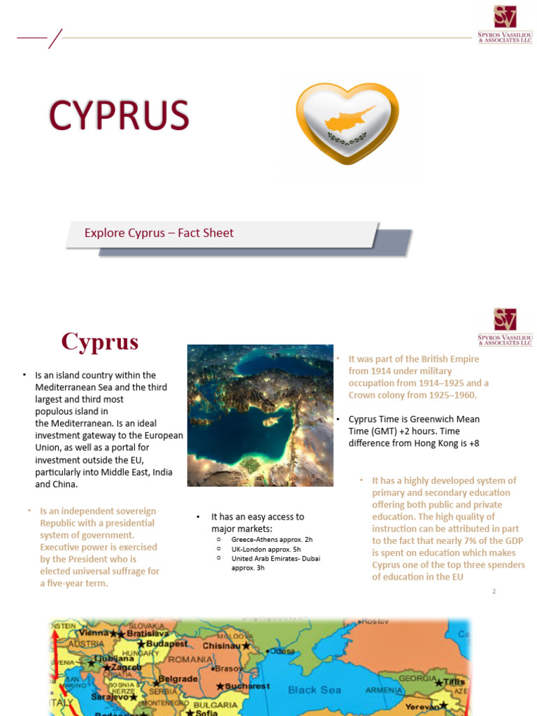 Cyprus Fact Sheet Presentation | PDF