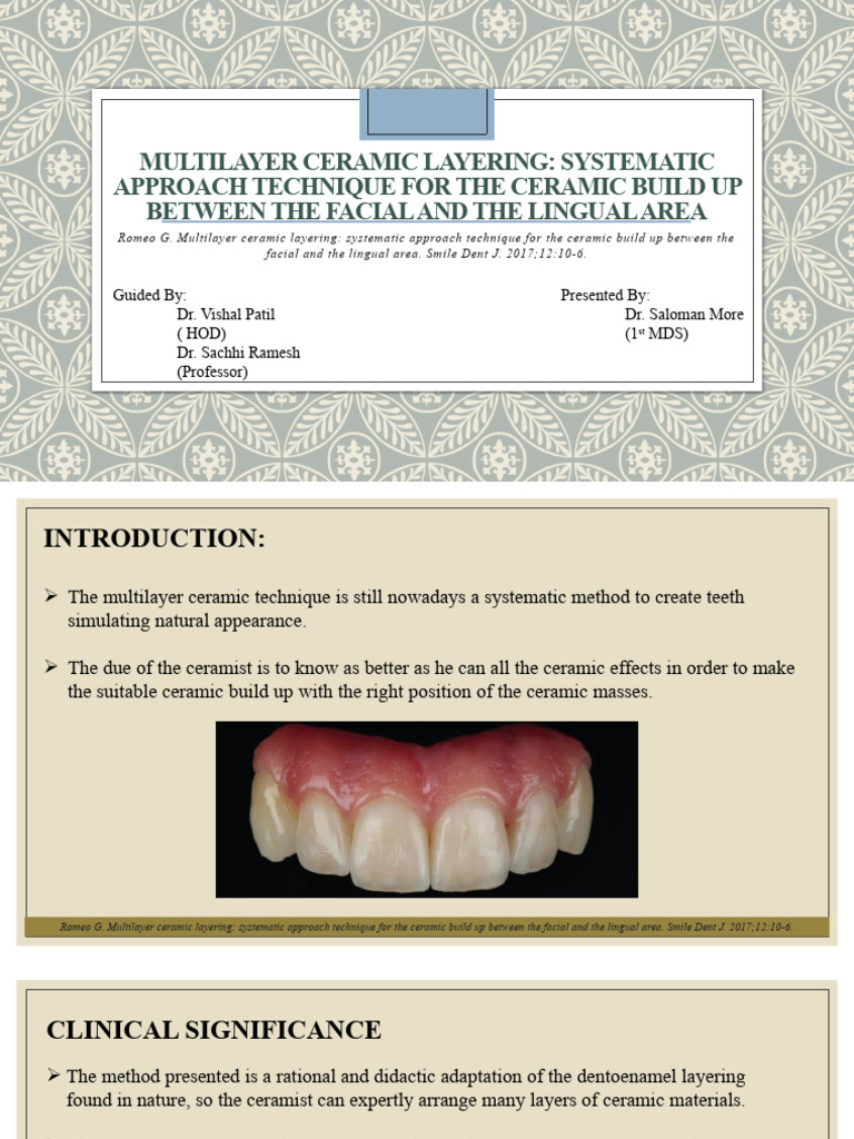 Multilayer Ceramic Layering | PDF