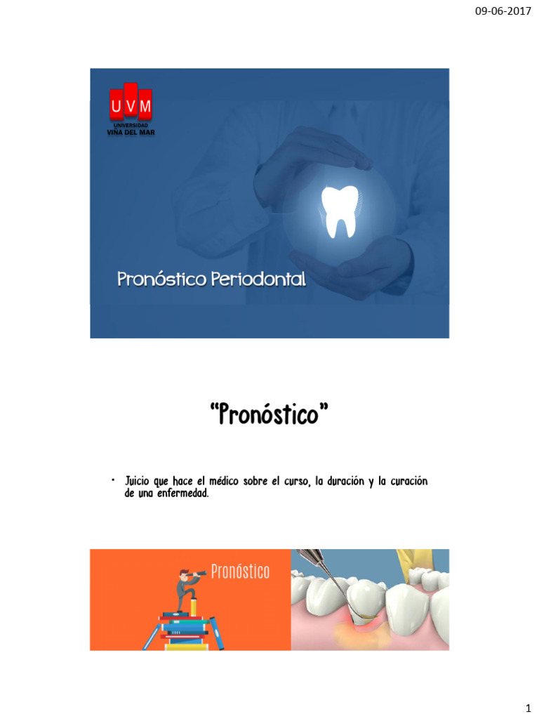Pronóstico Periodontal según Kwok y Caton | PDF