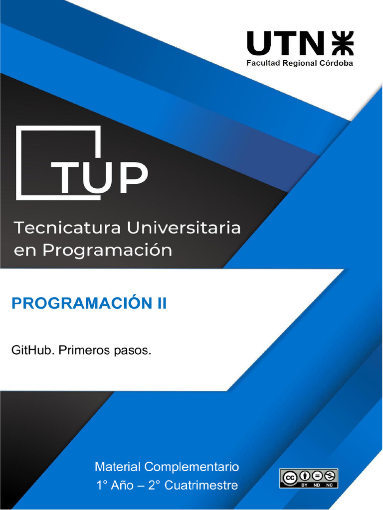 TUP 2C PII GitHubPrimerosPasos | PDF | Archivo de computadora ...