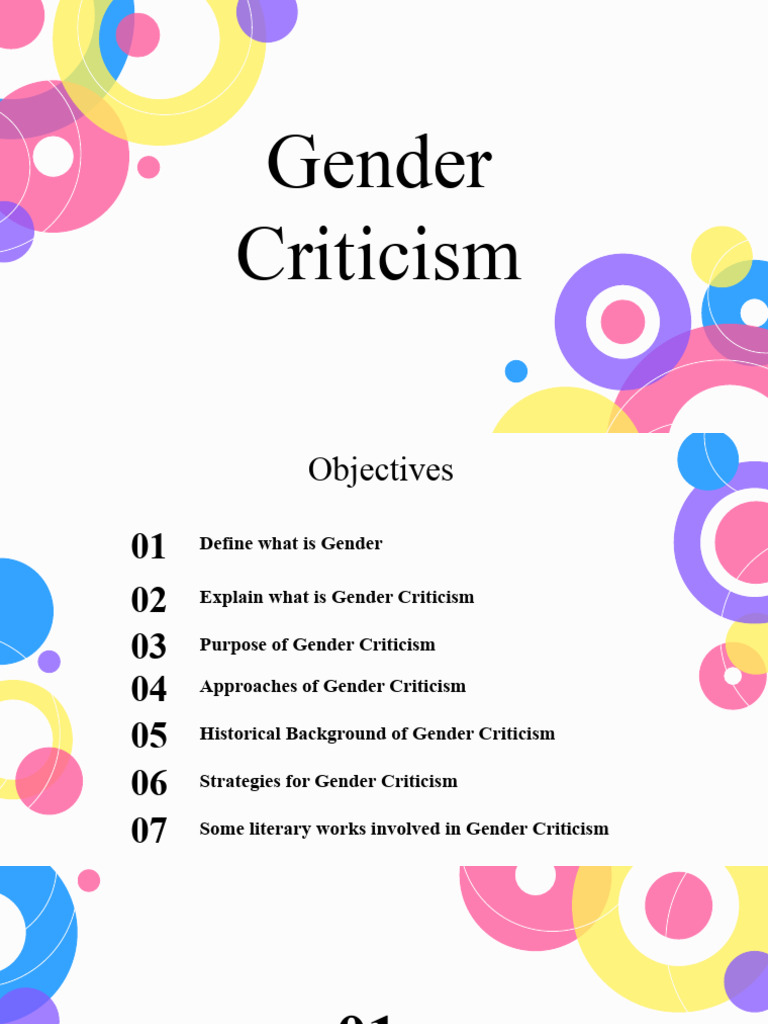 GROUP 4 - Gender Criticism | PDF