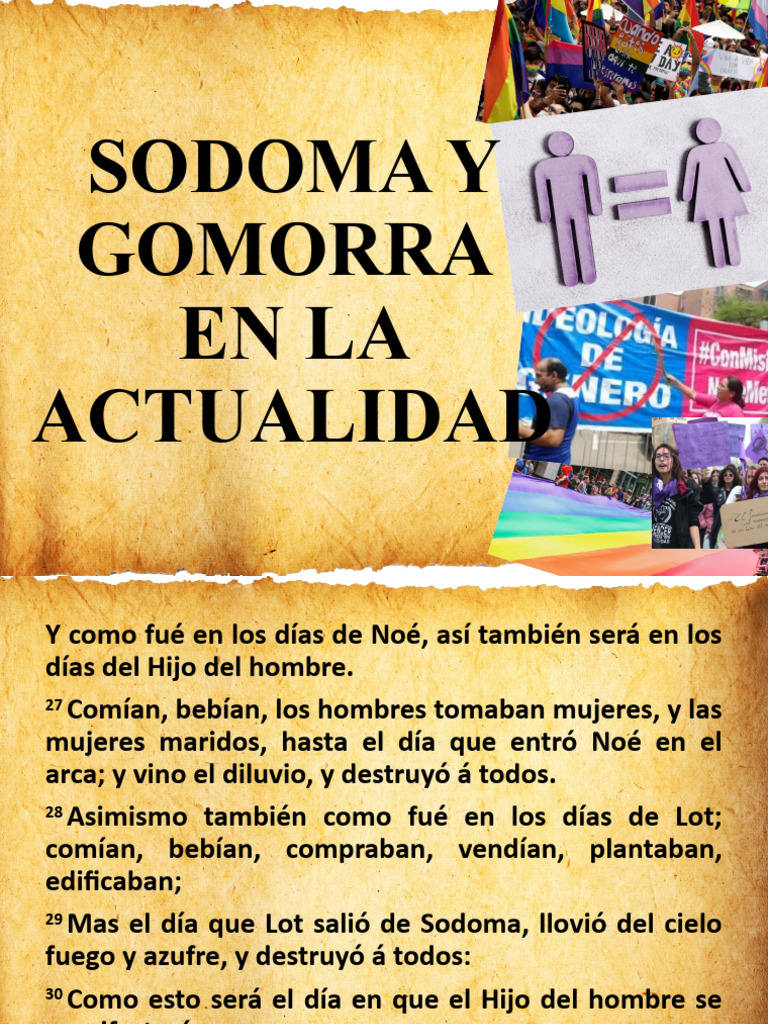 Sodoma y Gomorra en La Actualidad | PDF | Noé | Ideologías
