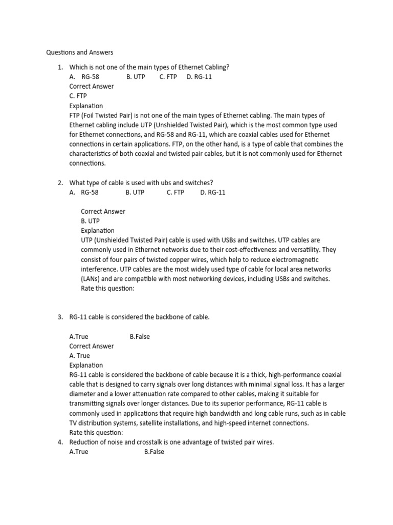 Questions and AnswersDDD50 | Download Free PDF | Computer Network | Virtual Private Network