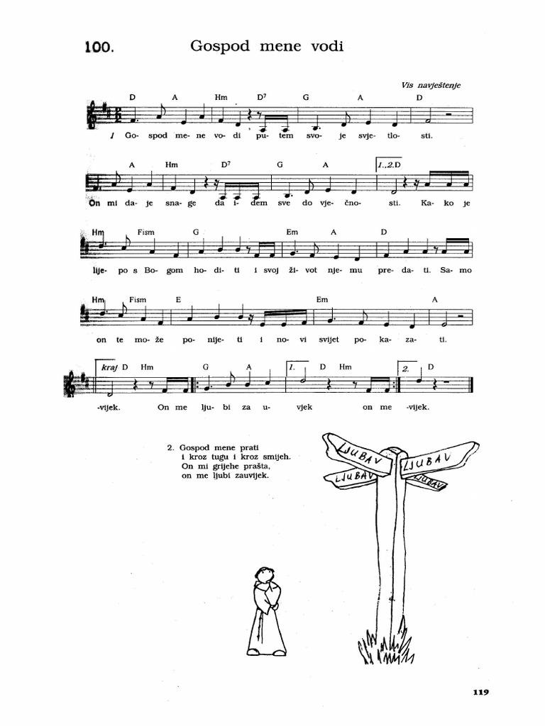 119 Gospod Mene Vodi | PDF