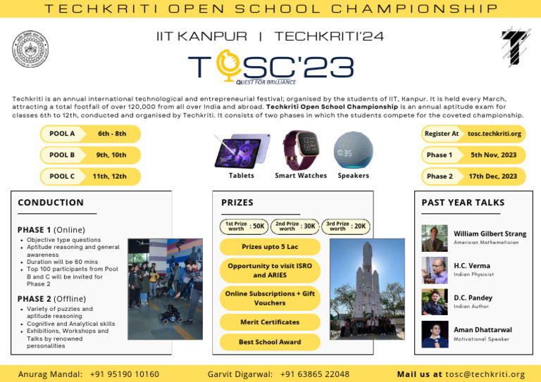 TOSC Poster | PDF | Festival