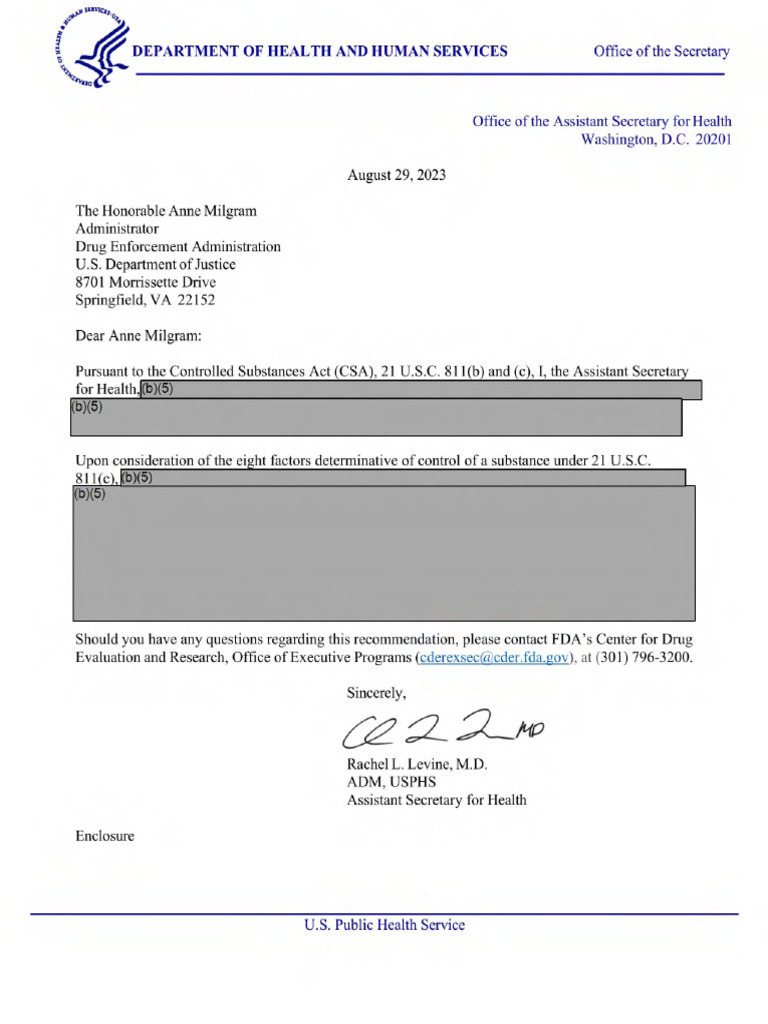 SIGNED - ASH To DEA Letter Marijuana | PDF | Wellness