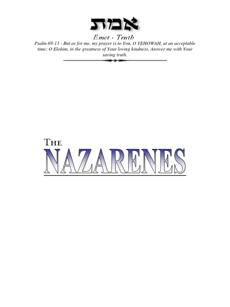 Nazarenes | PDF | Jesus | Christian