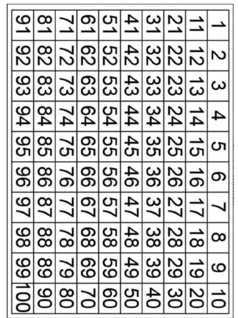 Numeros 1 Al 100 | PDF