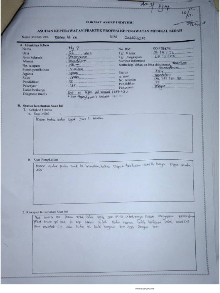 Askep HCU Melati | PDF