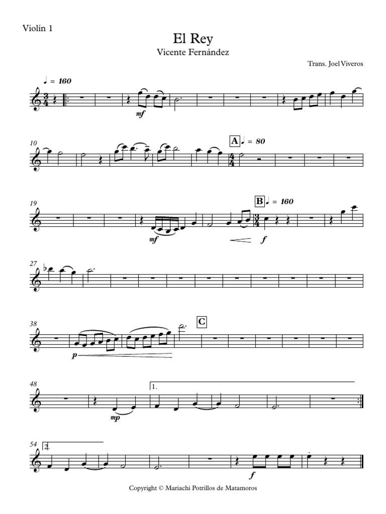 El Rey - Partes | PDF