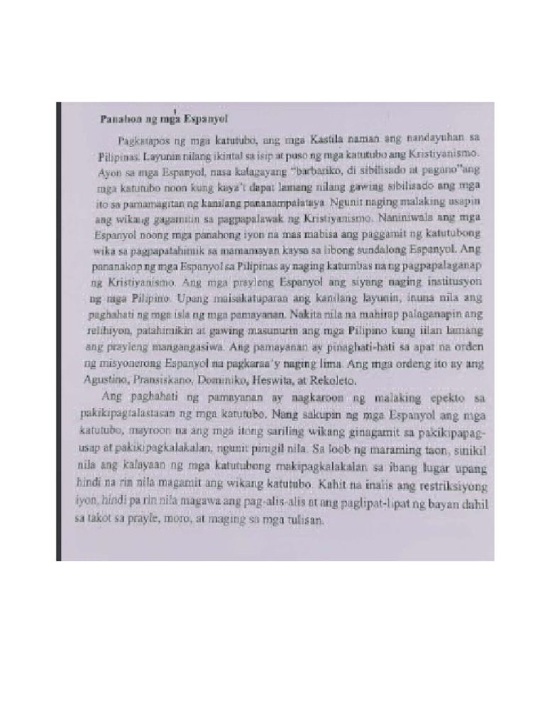 Panahon NG Espanyol | PDF