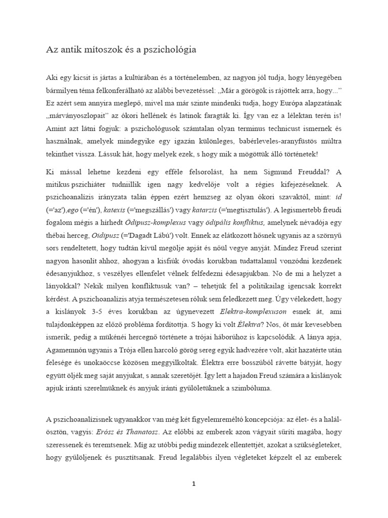 Filozófia És Pszichológia | PDF