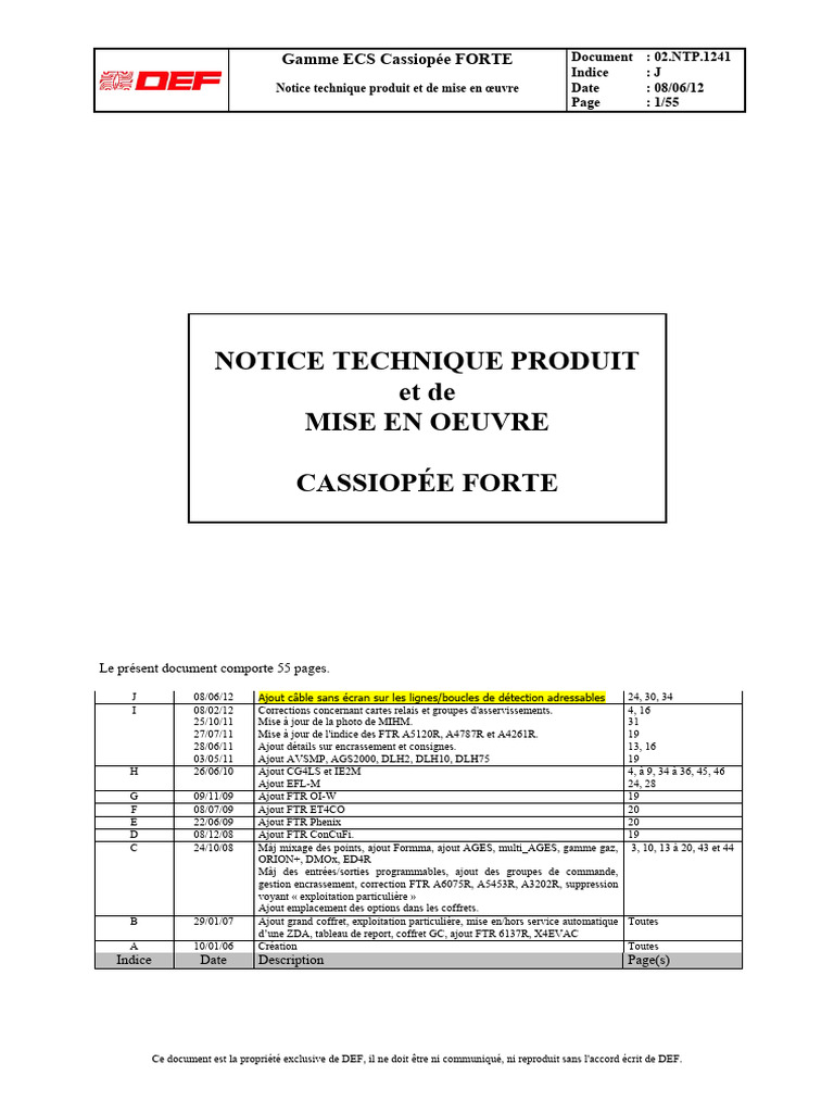 NOTICE TECHNIQUE PRODUIT Et de MISE EN OEUVRE ... - DEF | PDF | Pile ...