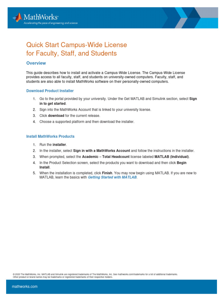 Matlab CWL - Quickstart - End - Users | PDF