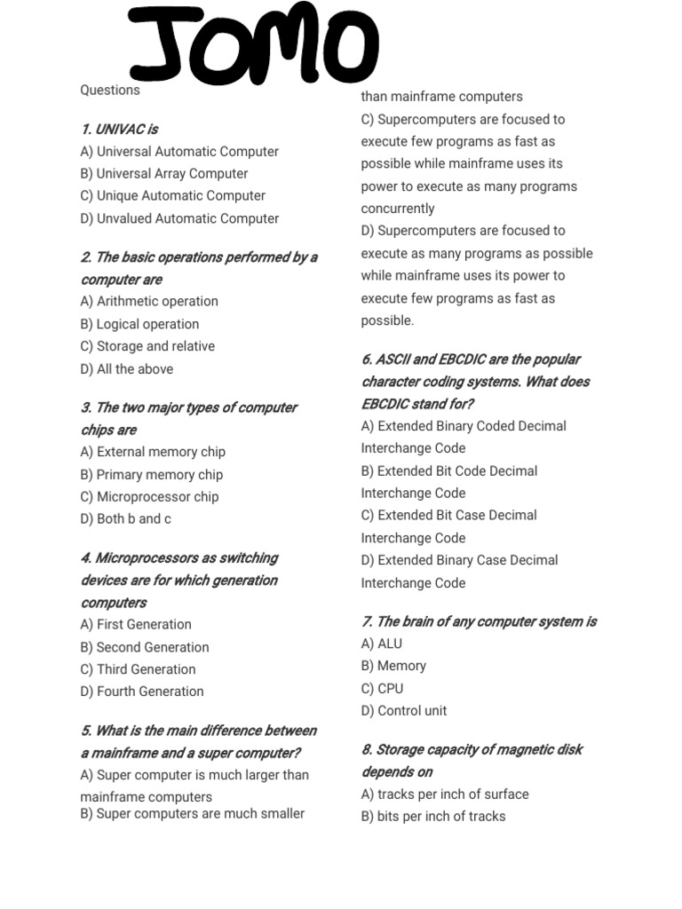 CSC Practice Questions1 | PDF