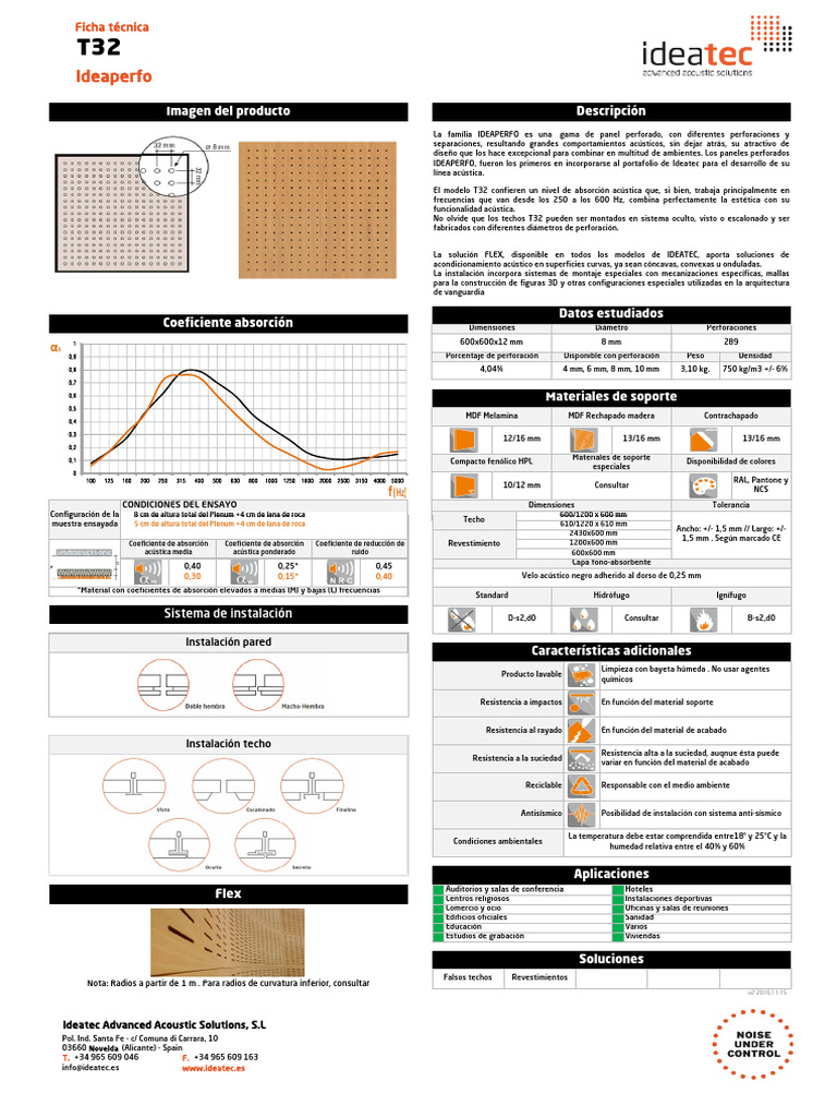 FT - Ideaperfo T32 - ES | PDF