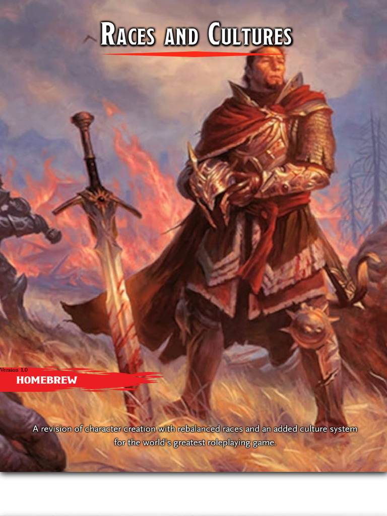 Races and Cultures Guide for RPGs | PDF