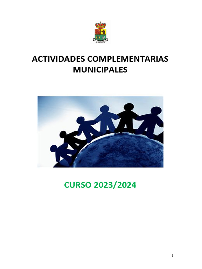 Dossier de Actividades Complementarias 2023.2024 | PDF | Educación primaria | Reanimación ...