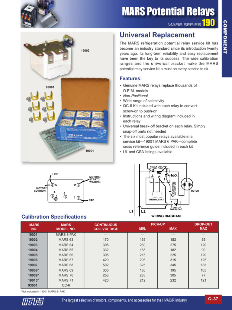Mars Potential Relays 19002 | PDF | Relay | Manufactured Goods