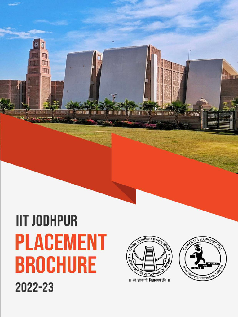 IITJ Placement Brochure | PDF