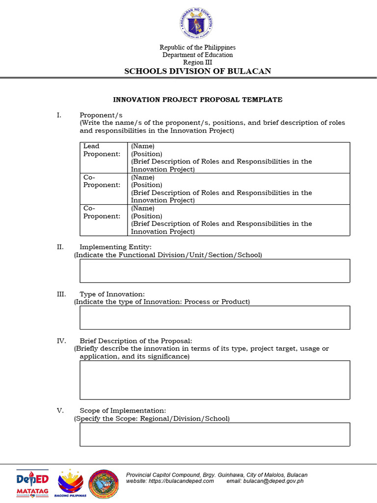 Cip Template Proposal Innovation 2023 | Download Free PDF | Business