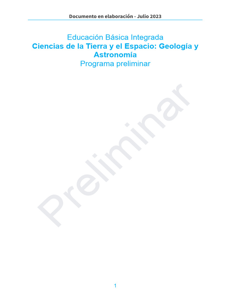 Ciencias de La Tierra y El Espacio - Tramo 3 - v.1 | PDF | Evaluación ...