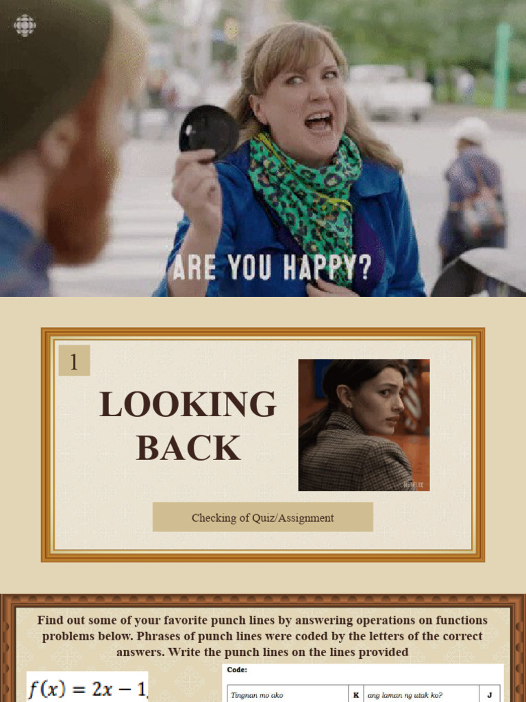 Q1 WK3 LESSON 1 COMPOSITION OF FUNCTIONS Integrated With Problem Solving | PDF | Function ...