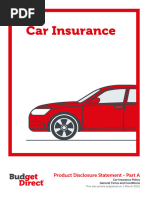 GIO Car Insurance Product Disclosure | PDF | Vehicle Insurance | Insurance