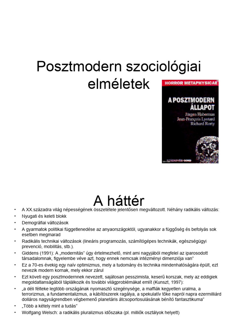 Modern Sociology Theories12345 | PDF