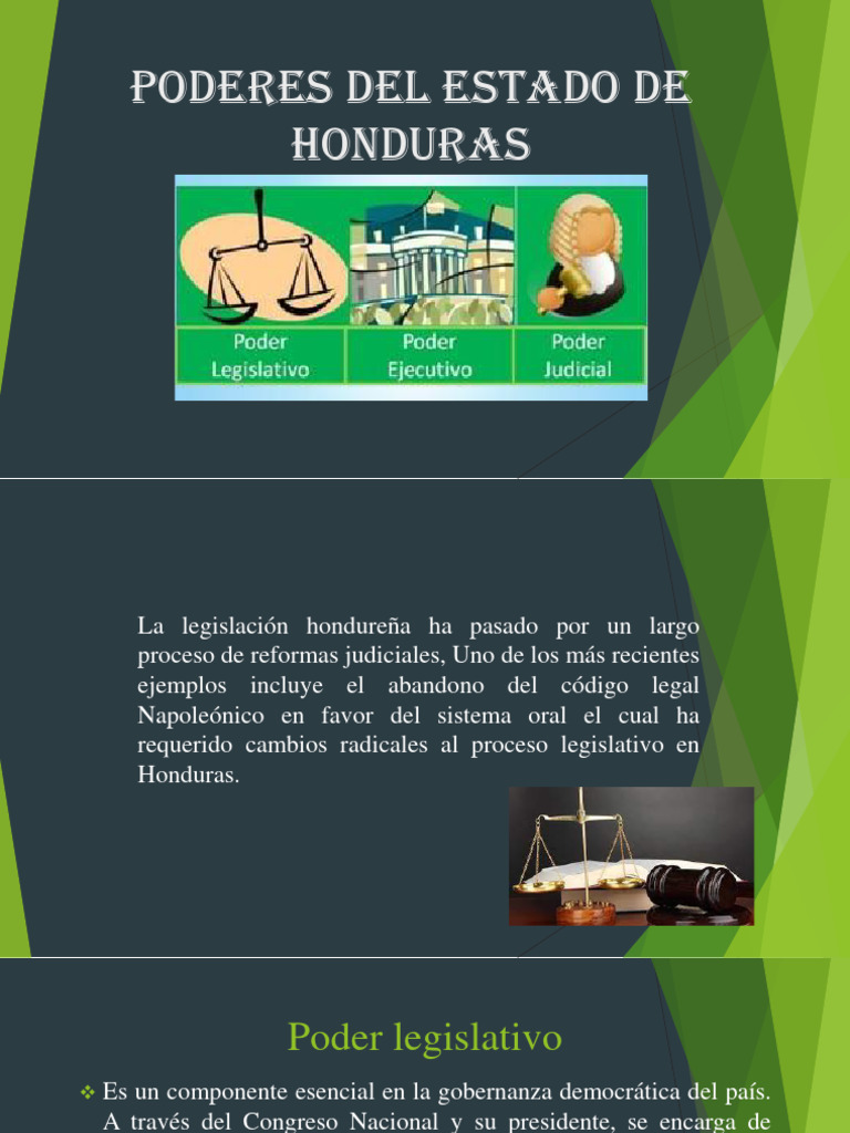 Estructura y Funciones del Estado Hondureño | PDF | Judicaturas ...