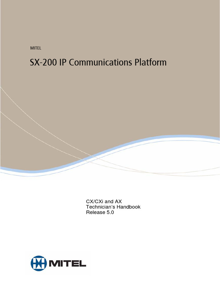 Mitel - 3300 Ac Codes and Setting | PDF