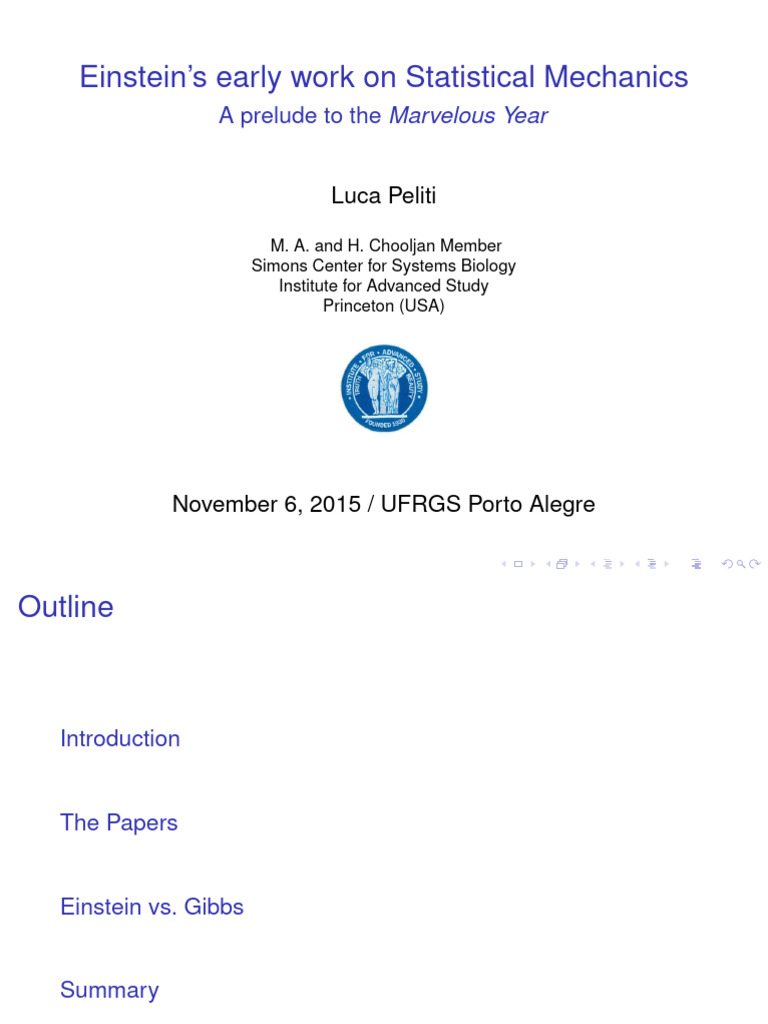 Ein Stat Mech | PDF | Mathematics | Applied Mathematics