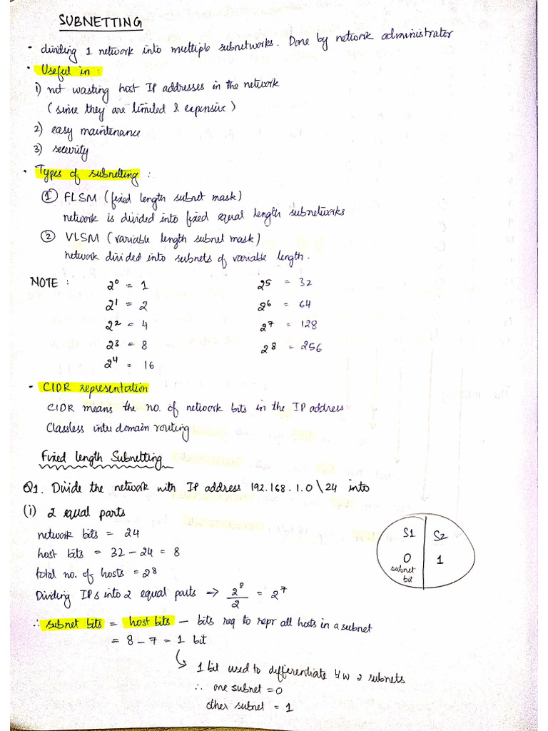 Subnetting Pdf