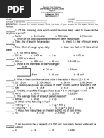 Numeracy Test Grade 7 | PDF